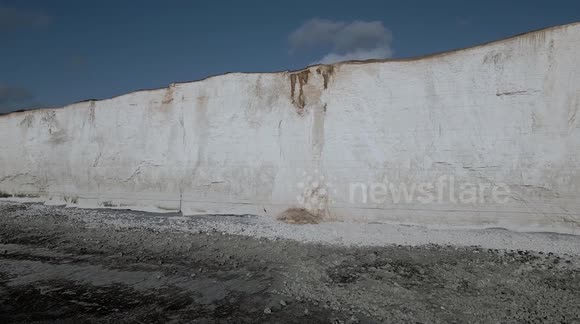 Rockfall near Beachy Head sees section of cliff collapse following ...