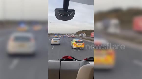 Dramatic footage shows police ramming BMW on motorway - Buy, Sell or ...