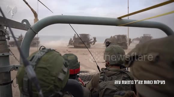 IDF ground operations in the Gaza Strip - Buy, Sell or Upload Video ...