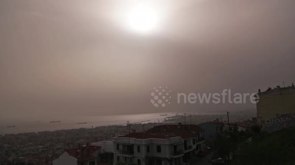 Saharan dust storm causes disruption in Greece - Buy, Sell or Upload ...