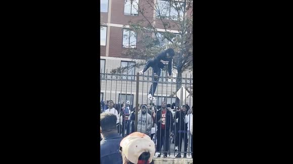 Howard University Homecoming Tailgate: Students and alumni seen jumping ...