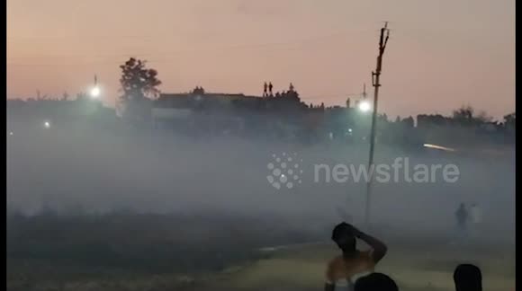 Traditional "Hingot" war breaks out in Gautampura, Indore, India - Buy ...