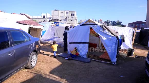 Displaced Remain Homeless In Gaza - Buy, Sell or Upload Video Content ...