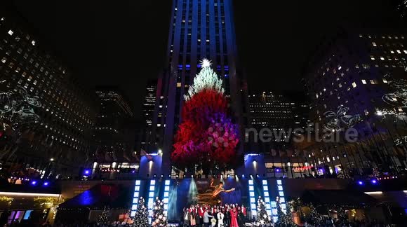 2023 Rockefeller Center Christmas Tree Lighting Ceremony in New York ...
