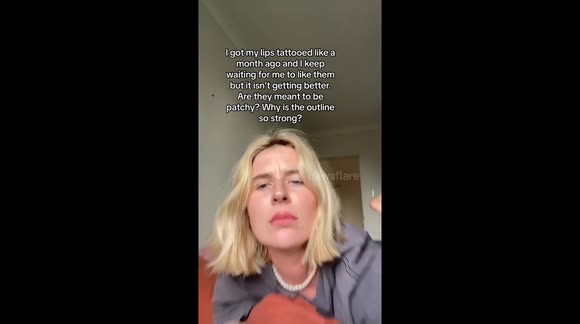 Influencer fed up with trolls who say tattooed lips make her 'look like ...