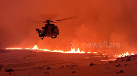 Sundhnukur Eruption Sends Shockwaves Through Icelandic Skies - Buy ...