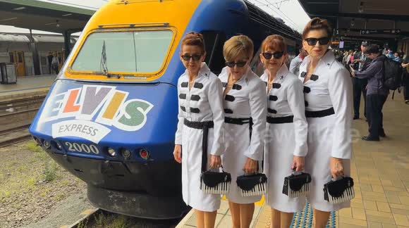 2024 NSW TrainLink Elvis Express Departs Central Station for the Parkes ...