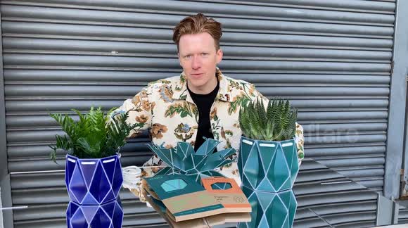 British inventor designs unique range of origami - which he is selling ...
