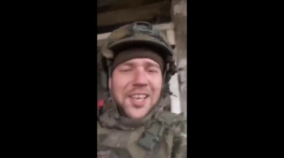 Russian platoon commander records inspiring message in the heat of ...