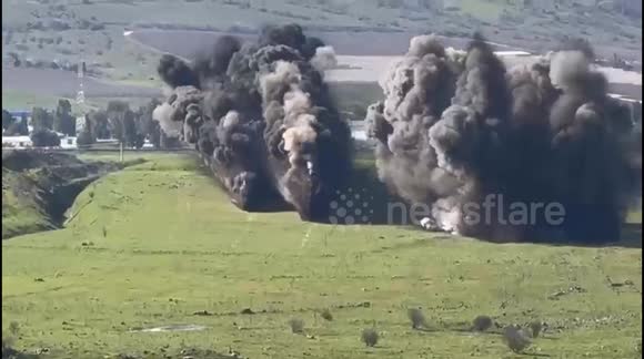 Footage of controlled IDF mine detonation on the Golan Heights. - Buy ...