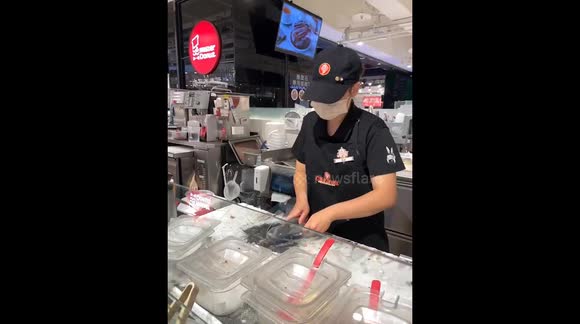 Ice cream toss cone awry: hilarious mishap in Taichung City - Buy, Sell ...