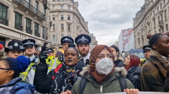 Congo protesters march and block Oxford Street for women and children ...
