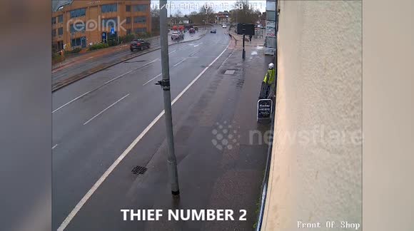 CCTV footage shows ‘brazen’ thieves stealing £1,500 worth of power ...