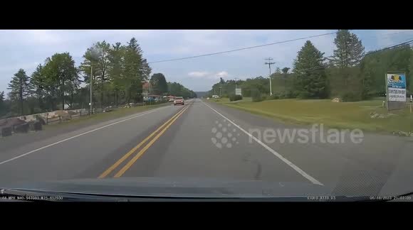 Accident: Deer Runs Out Into Road Smashes Head First Into Windshield ...