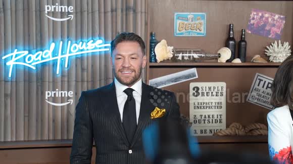 UFC star Conor McGregor attends premiere of 'Road House' amidst acting ...