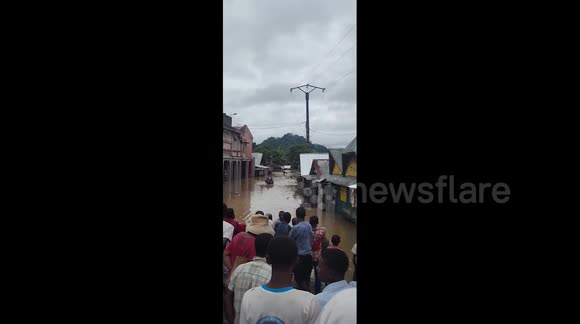 Madagascar: Cyclone Gamane – Aerial Footage Of Flooding In Diana Region ...