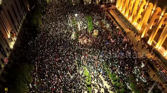 Thousands attend 'Yes to Europe, No to Russian Law' rally in Georgia ...