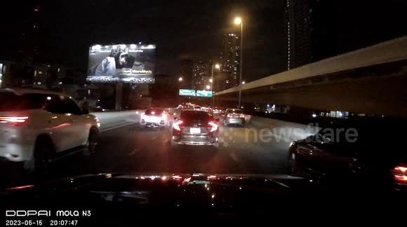 Flying rock hits windscreen of oncoming car at busy motorway - Buy ...