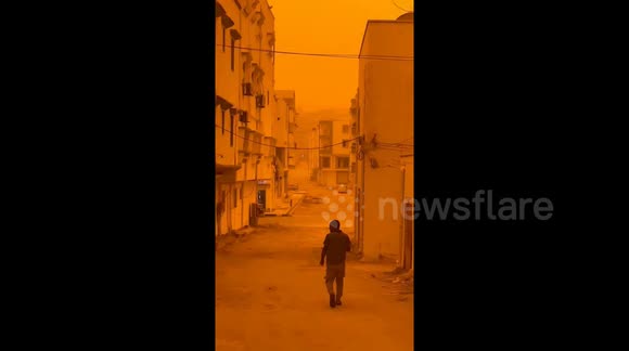 Massive dust storm in Libya turns whole cities red - Buy, Sell or ...