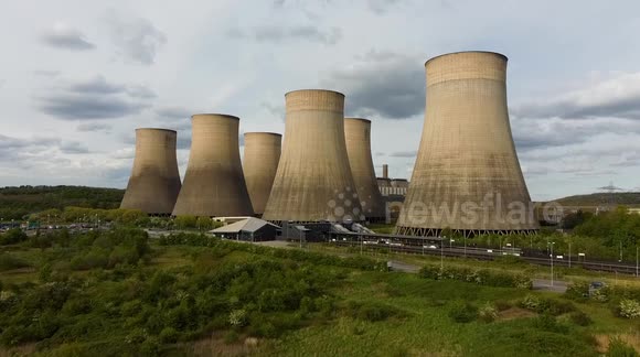Drone footage captures awe inspiring power station which is the last ...