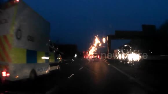 Nuclear Weapon Convoy In Storm Conditions in the UK - Buy, Sell or ...