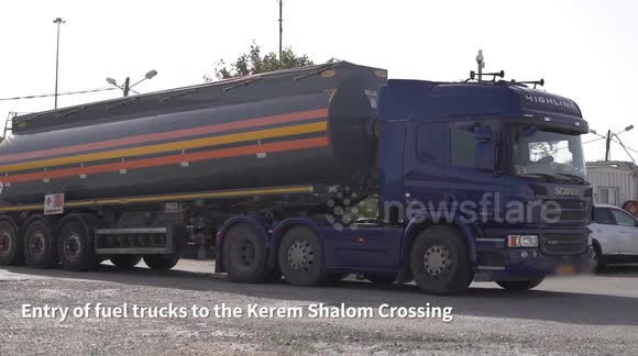 Trucks carrying 200,000 litres of fuel cross from Israel into Gaza ...