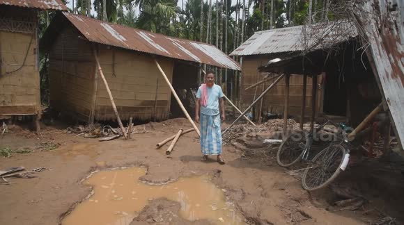 Severe flooding continues to ravage Kampur of Nagaon District in Assam ...