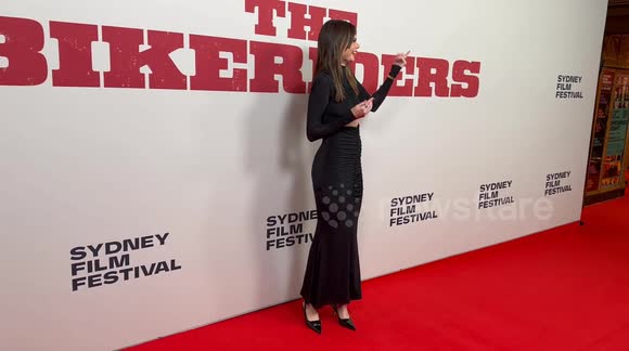 Lucia Hawley attends Australian Premiere of The Bikeriders in Sydney ...