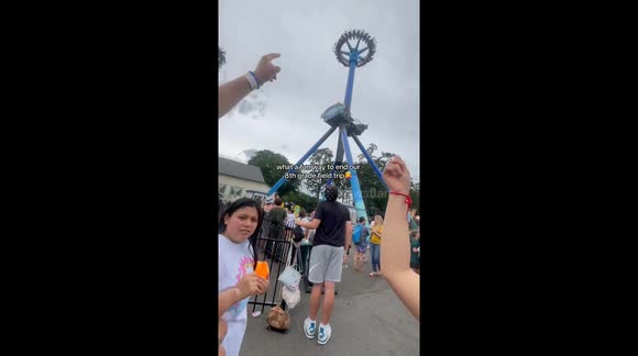 Oaks Amusement Park riders stranded upside down after atmosphere ride ...