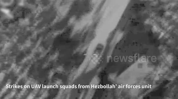 Gaza: A video of strikes on UAV launch squads from Hezbollah' air ...