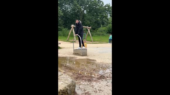 Mischievous Uncle Sprays Nephew With Water - Buy, Sell or Upload Video ...