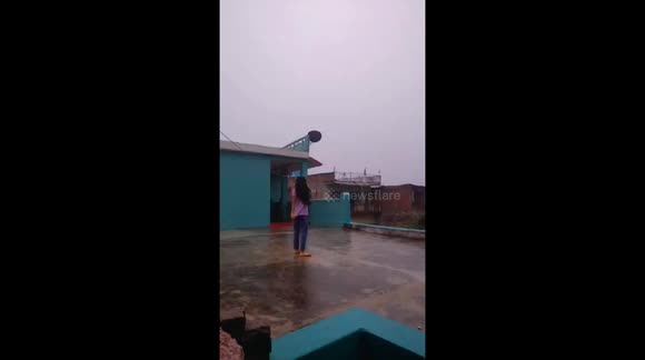 Schoolgirl dodges lightning strikes while dancing on roof - Buy, Sell ...