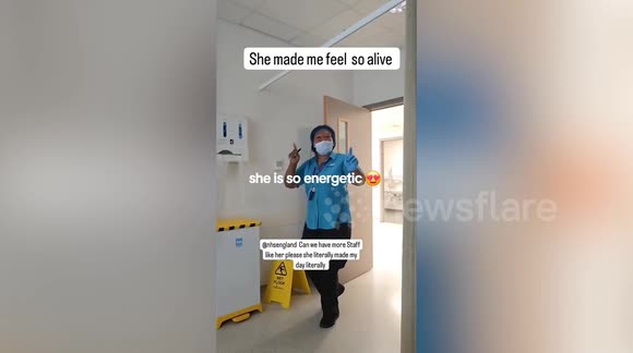 NHS ward host spreads joy in hospital by singing to patients - Buy ...