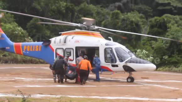 Evacuating victims of the natural landslide disaster in Indonesia using ...