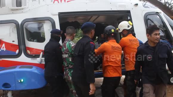 Evacuating victims of the natural landslide disaster in Indonesia using ...