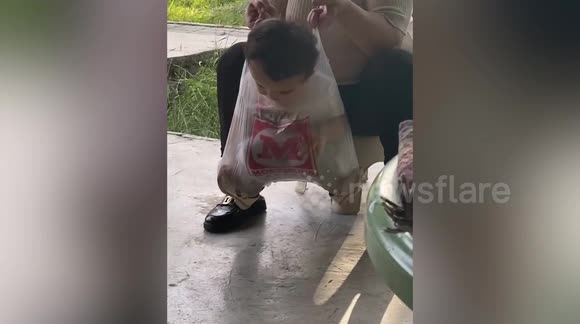 Plastic bag snaps while parent put boy inside - Buy, Sell or Upload ...