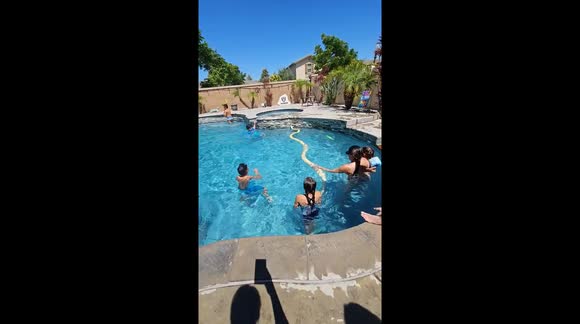 15-foot python crashes kids' pool party in Chino, California - Buy ...