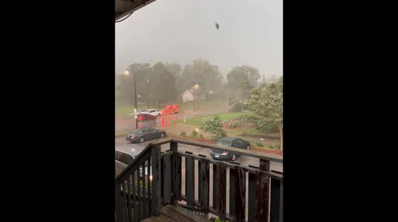 Man Watches Tornado Destroy His Apartment Buy Sell Or Upload Video