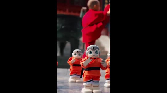 Smart humanoid robots perform Shaolin Kung Fu - Buy, Sell or Upload ...