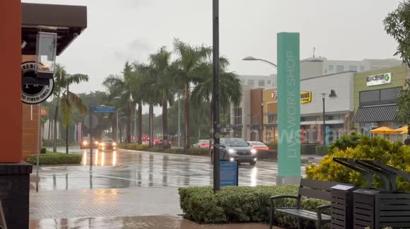 Tropical Storm Debbie Causes Flooding - Buy, Sell or Upload Video ...