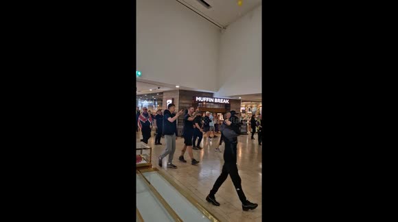 Punches thrown as brave security guards fend off far-right protesters ...