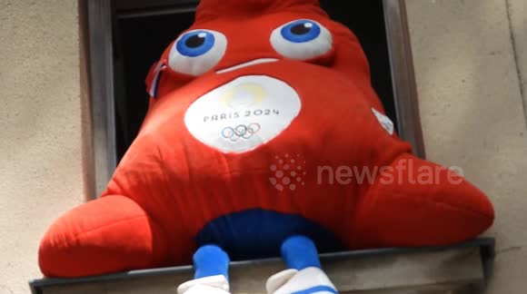 A Phryge, mascot of the Paris Olympics and Paralympic 2024 Games ...