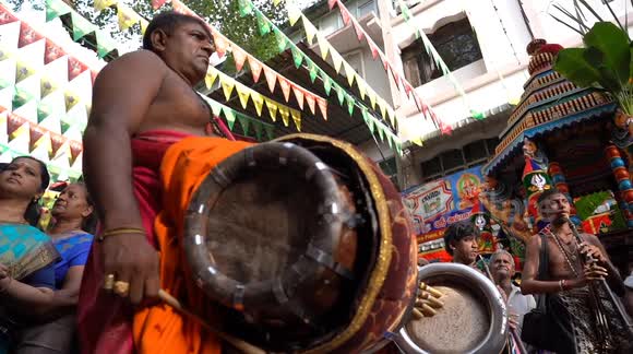 Hindu Devottees show their extreme devotion by piercing,hooking their ...