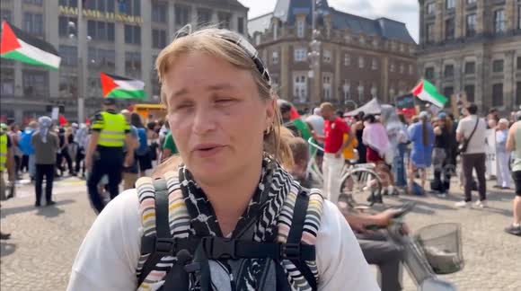 Netherlands: Pro-Palestinian protest in Netherlands challenges govt's ...