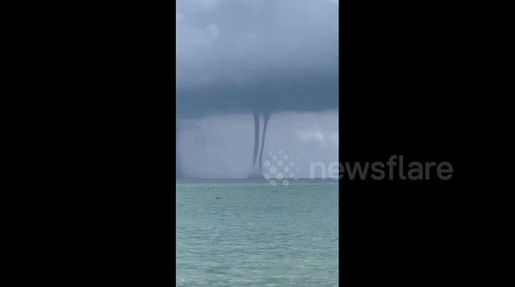 Rare double waterspout spotted off Florida's Palm Beach - Buy, Sell or ...