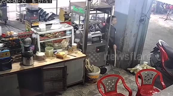 Worker spun upside down when arm gets caught on juice extractor - Buy ...