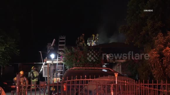 USA: Muscoy Structure Fire - Buy, Sell or Upload Video Content with ...