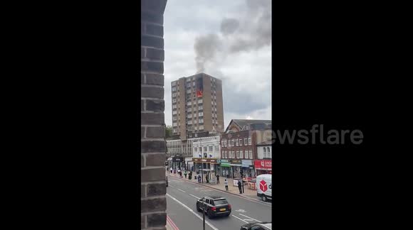 Fire erupts at apartment block in Catford, hours after final inquiry ...
