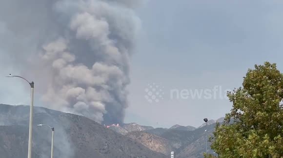 US: Line Fire Grows Explosively, Prompts Evacuation In Highland ...