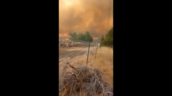 Davis Fire : Footage from home backyard shows massive blaze - Buy, Sell ...